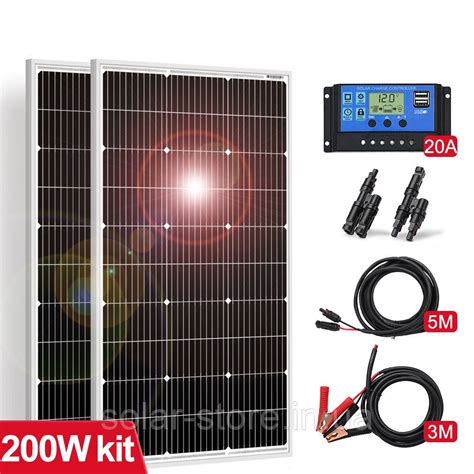Сонячна панель DSP 200W комплект Dokio: продаж, ціна у Харкові. Сонячні ...