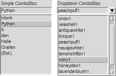Pmw Combobox Reference Manual