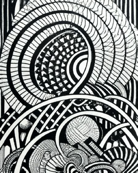 Abstract Art Print Alpha Pattern 023