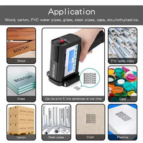 Batch Coding Marking Printing Machines Handheld Inkjet Batch Coding Printing Machine