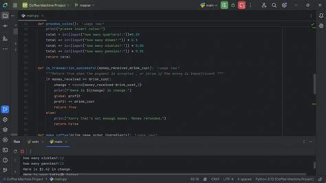 Completed Coffee Machine Project With Python Shashank Mishra Posted On The Topic Linkedin