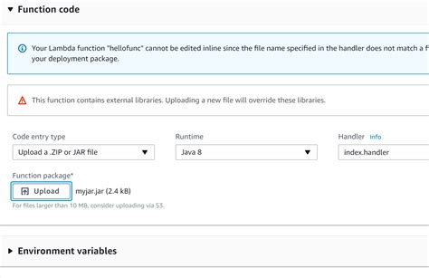 Amazon Web Services Running A Java Function As An Aws Lambda Function