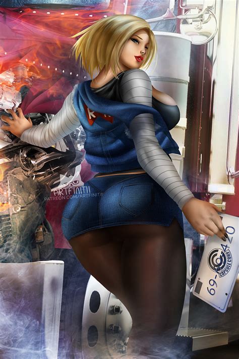 Android 18 This One Has Been On The Drawing List For A While Hope You