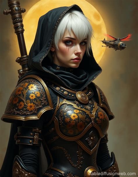 Biomancer Psyker Female Rogue Trader Warhammer 40k In Carapace Armor