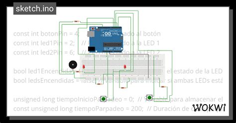 Boton Secuencia Wokwi Esp32 Stm32 Arduino Simulator