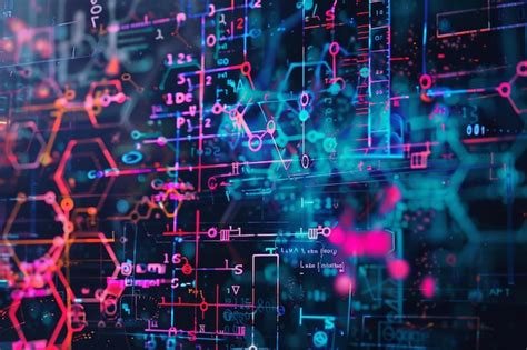 Develop An Abstract Representation Of Scientific R Generative Ai Premium Ai Generated Image