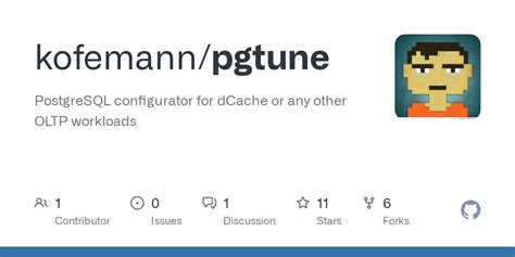 GitHub Kofemann Pgtune PostgreSQL Configurator For DCache Or Any Other OLTP Workloads
