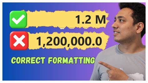 Excel Hack Format Millions With A Single Decimal Excel Champs Learn Excel Faster