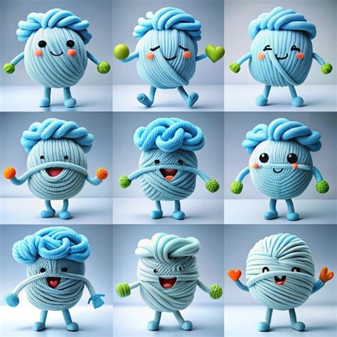 Adorable Cute Character Design Collection Premium Ai Generated Image
