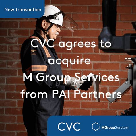 Cvc Agrees To Acquire M Group Services From Pai Partners Dominic Murphy Managing Partner And Co
