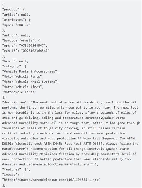 Barcode Lookup Api Get Product Information From Barcodes