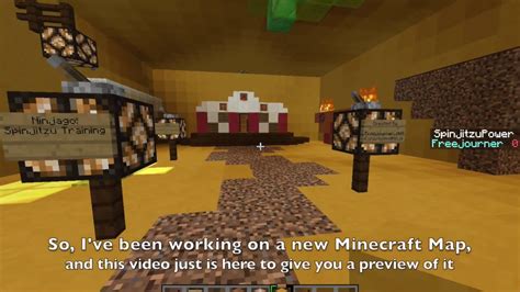 Minecraft Ninjago Spinjitzu Training Map Youtube