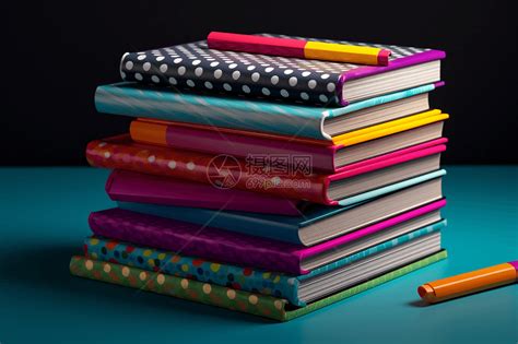 堆叠的记事本插画图片下载 正版图片600016835 摄图网