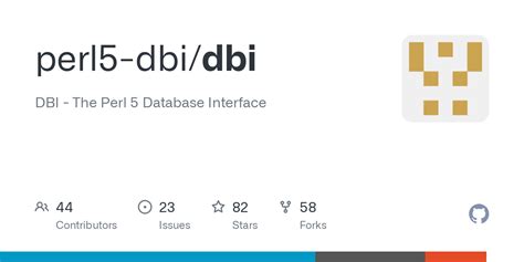 Github Perl5 Dbidbi Dbi The Perl 5 Database Interface