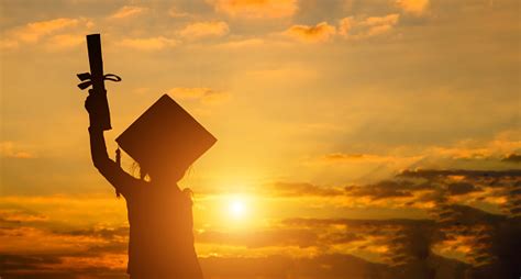 학생들의 실루엣 축하 교육 졸업 학생 성공 학습 개념 의식 대학에서 교육에 대한 스톡 사진 및 기타 이미지 교육 남자 남자들만 Istock