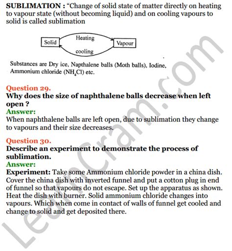 Selina Concise Physics Class 8 Icse Solutions Chapter 1 Matter Learn Cram