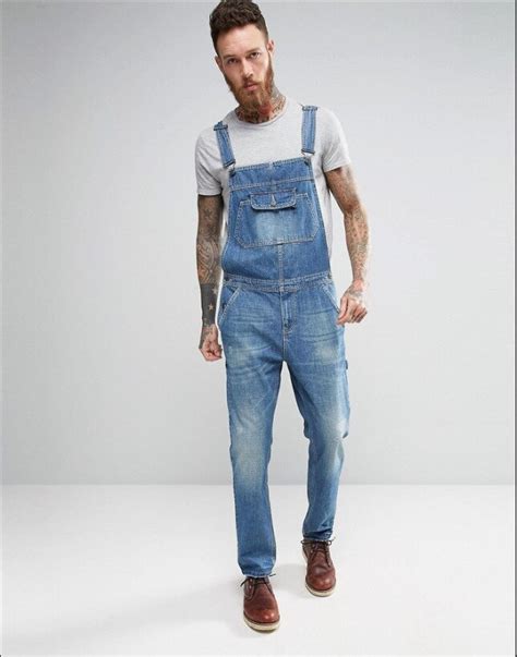 Vintage Broek Mannen Casual Overalls Stiksels Stra Vicedeal