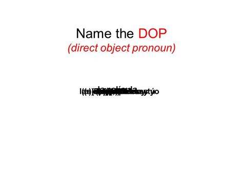 direct objects and direct object pronouns ppt video online download