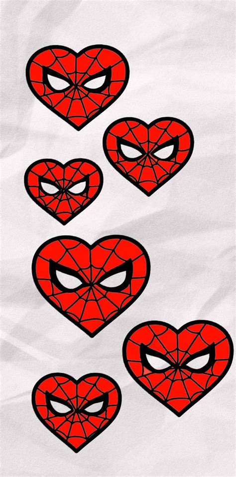 Corazones De Spiderman Dibujo Del Coraz N Cara De Spiderman
