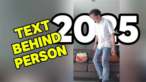 CapCut Text Behind Person Tutorial Easy Video Editing Trick