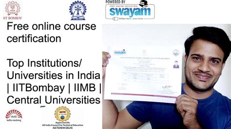Free Online Course With Certification From Top Universities Iit