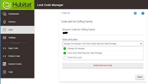Lock Code Manager How To Use It 🛎️ Get Help Hubitat