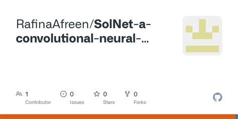 Github Rafinaafreensolnet A Convolutional Neural Network For