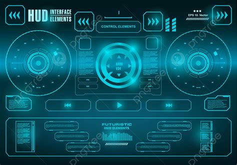 Futuristic Virtual Graphic Touch User Interfacetarget Hud Background Ui Vector Hud Background