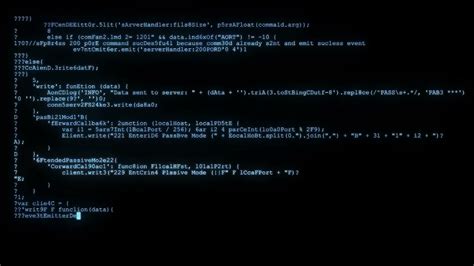 1h Long Relaxing Coding Screensaver Encrypted Programming Code Video Vj