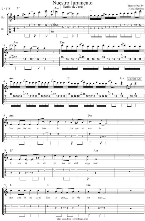 Alex Mendoza Amen Partituras Letras Tab Acordes Para Guitarra
