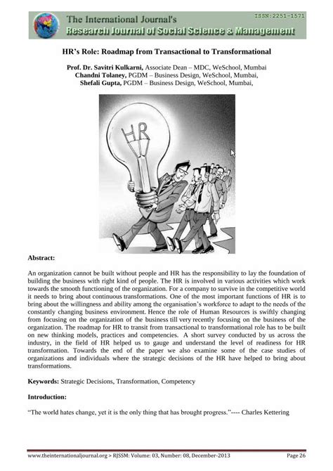 Pdf Hrs Role Roadmap From Transactional To Transformational Dokumen Tips