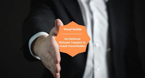 Use Redwood Welcome Template In Oracle Visual Builder Techsupper
