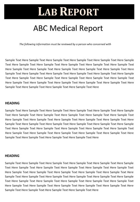 Lab Report Example Free Report Examples