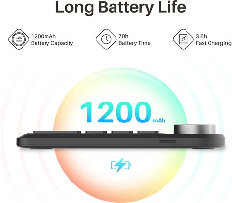 مشخصات Huion Keydial Mini Bluetooth Programmable Keypad With Dial 5