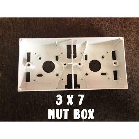 PVC Box Surface Nut Box Electrical Box Conceal Base Wall Switch Socket Base Box 3x3 3X6