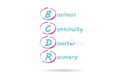 Business Continuity Disaster Recovery Concept Stock Illustration