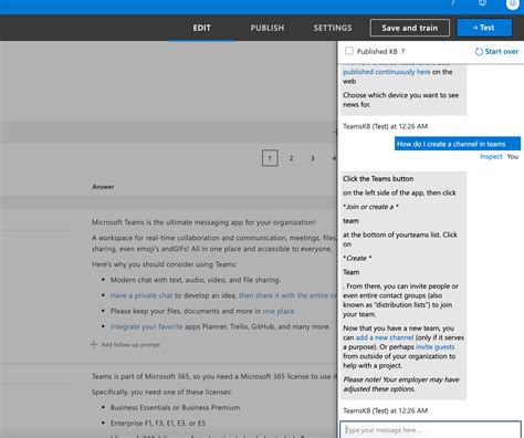 Create A Knowledge Base In Qna Maker