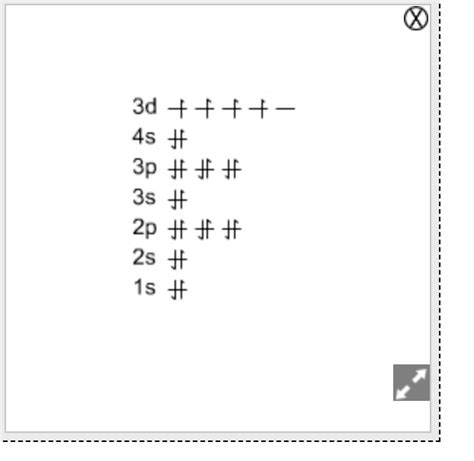 Solved Below Are Five Possible Orbital Diagrams For The