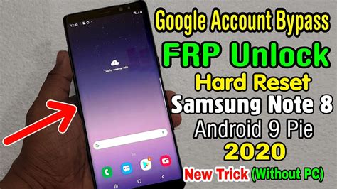 METHOD Samsung Note SM N Hard Reset FRP Bypass No SIM PIN LockNo APK Install