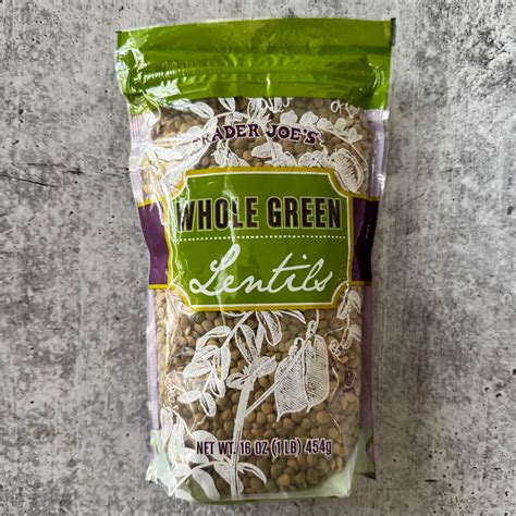 Trader Joes Whole Green Lentils Review Trader Eats