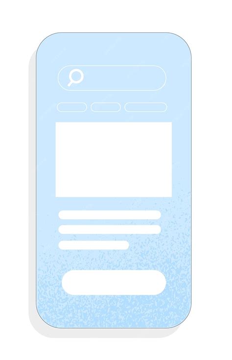 모바일 앱 개발 개념 와이어프레임 및 Gui Ui 및 Ux 인터페이스 소프트웨어 개발 응용 프로그램 및 프로그램 흰색 배경에