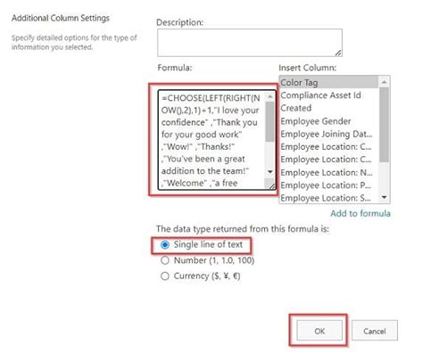 Sharepoint Calculated Column Random Number Two Examples Enjoy