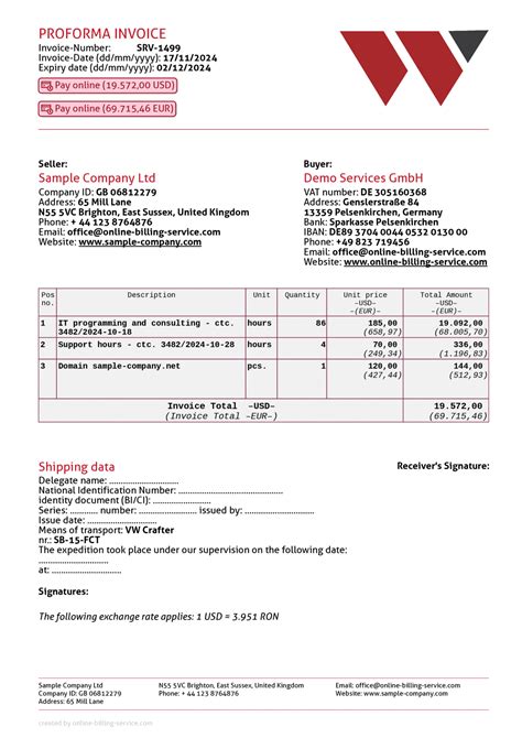 Proforma Invoice Example Uses Definition Porn Sex Picture