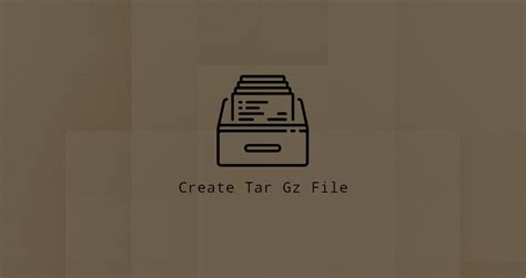 how to create tar gz file linuxize