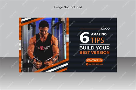 Premium Vector Flat Gradient Geometric Sport Youtube Thumbnail