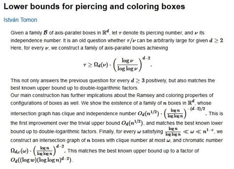 Subspace Designs Unit And Distinct Distances And Piercing Standard Boxes Gil Kalais Blog