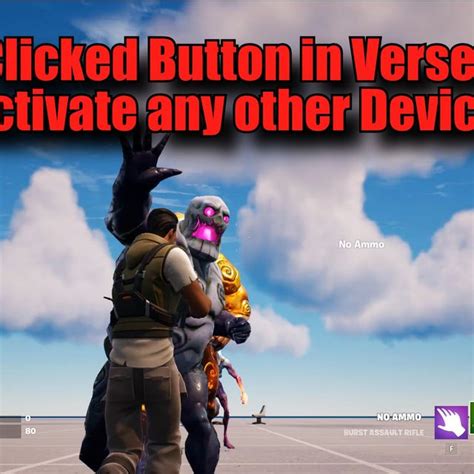 On Clicked Button In Verse To Trigger Any Other Creative Device