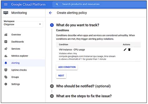 Google Cloud Platform Monitoring Integration Guide SendQuick Cloud