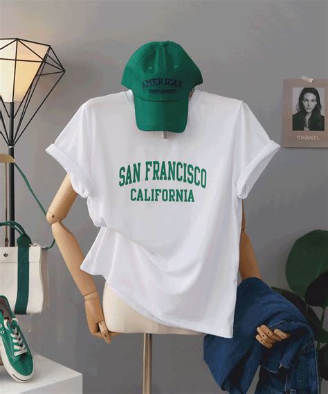 주문폭주💚 재진행 후기극찬부드러운원단 기본핏 레터링반팔티 데일리 샌프란소프트반팔 에이블리