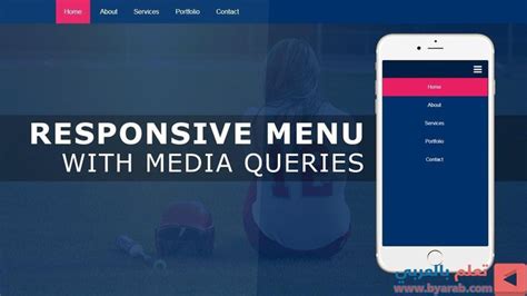 Responsive Navigation Bar With Html Css And Javascript Responsive Menu